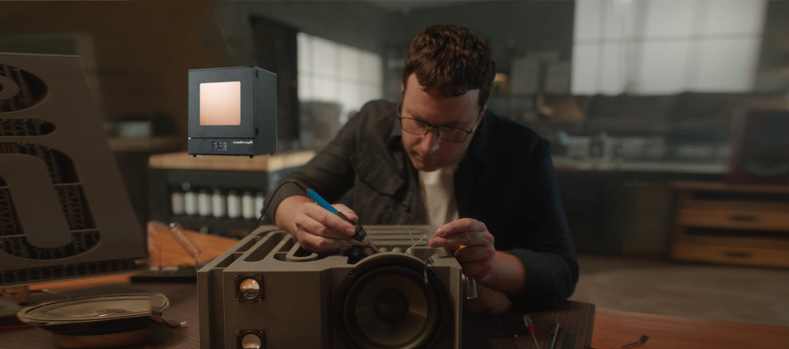 Apex-maker | Industrial 3D Printer High-Speed with 16" 8K LCD