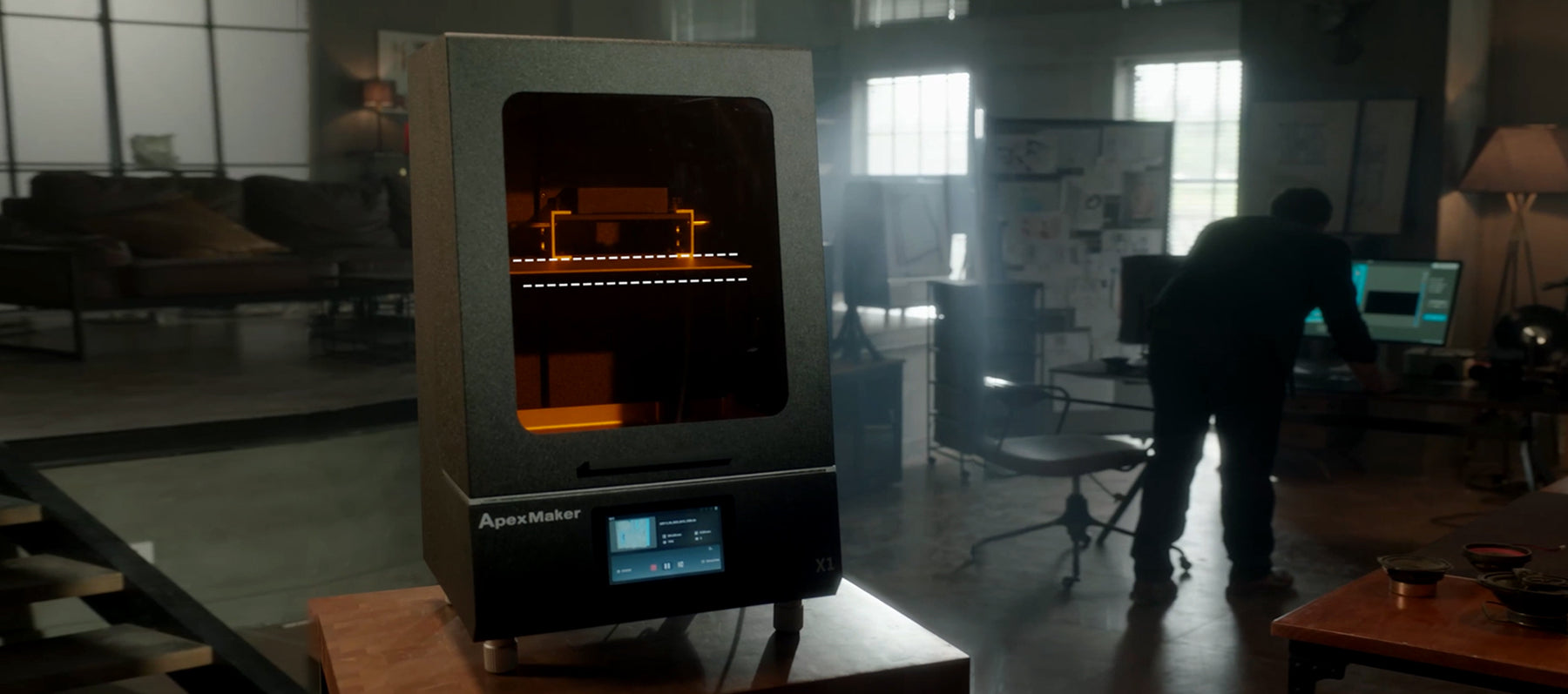 Apex-maker | Industrial 3D Printer High-Speed with 16" 8K LCD